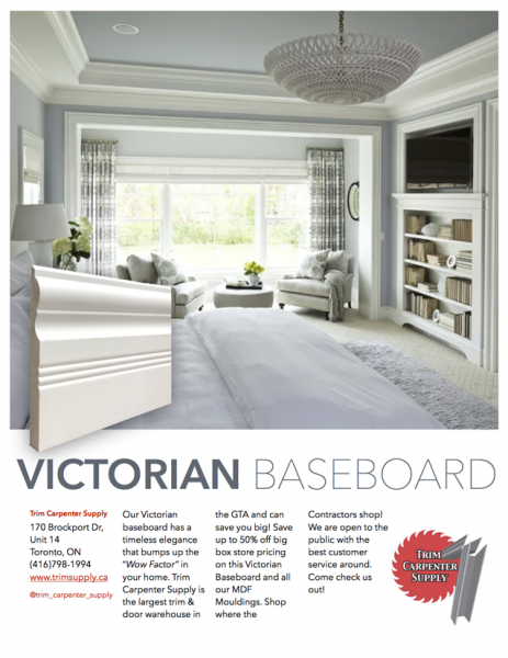 Victorian Baseboard - timeless classic - Trim Supply