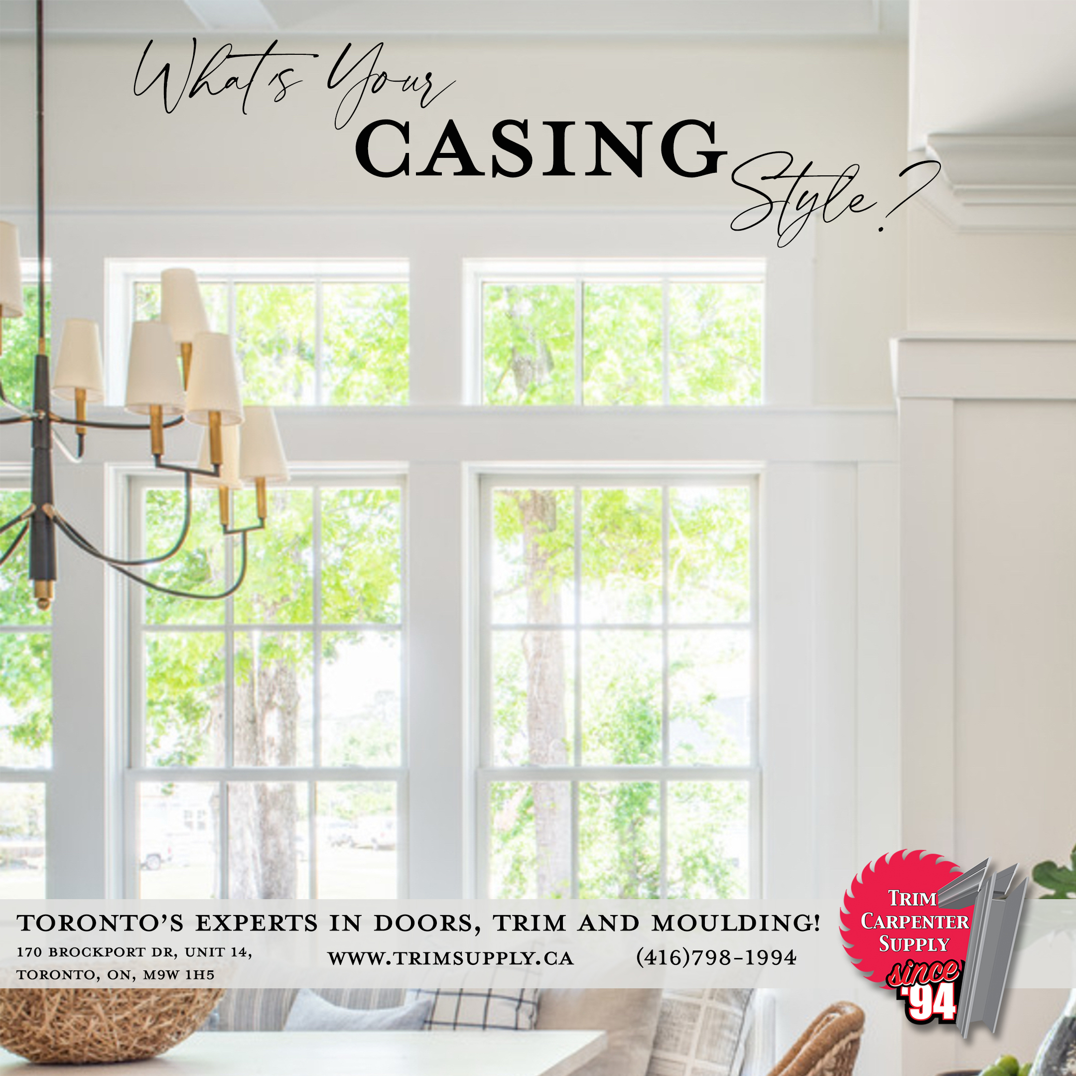 Toronto Casing Experts | Trim Carpenter Supply